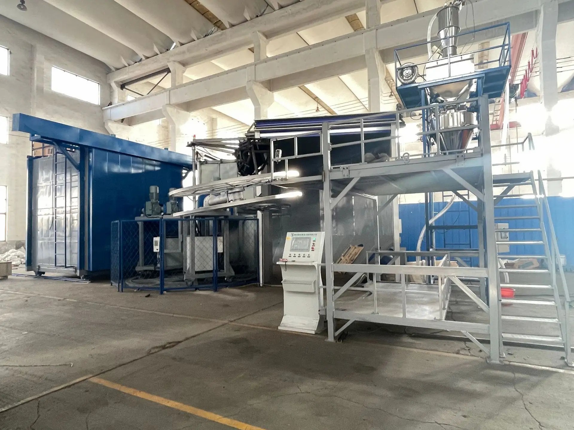 Direct Mold Cooling Roto Molding Machines For Large Hollow Plastic ...