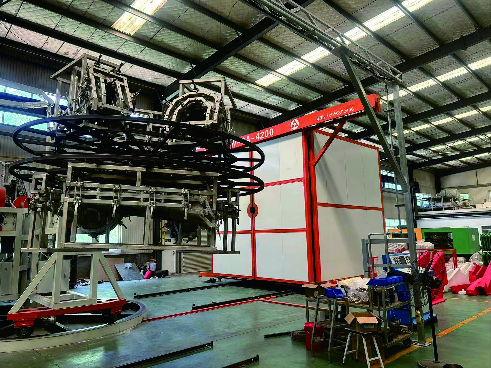 Automatic Plastic Forming Small Rotational Molding Machine